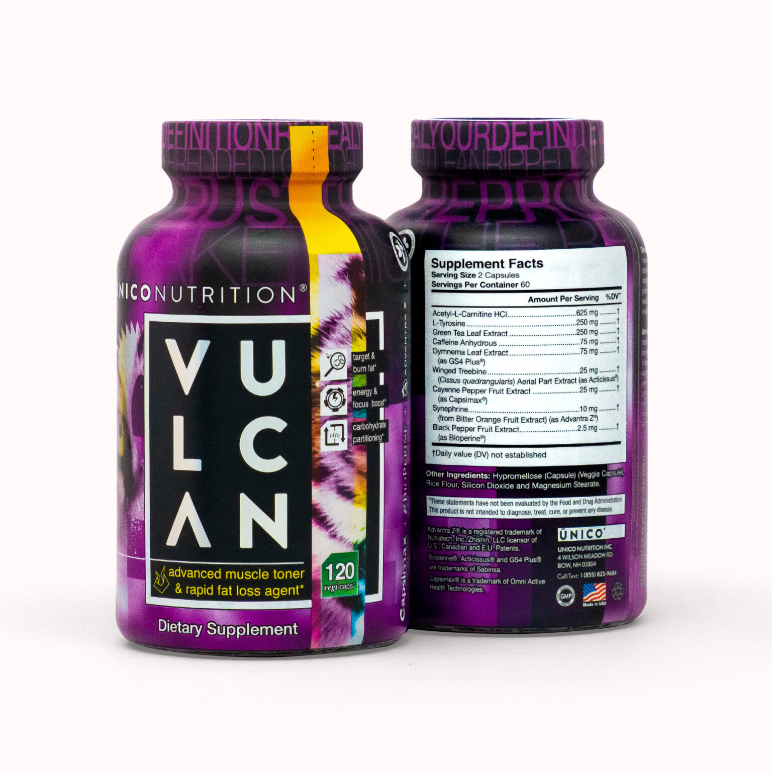 VULCAN® Advanced Muscle Toner & Rapid Fat Loss Agent | Unico