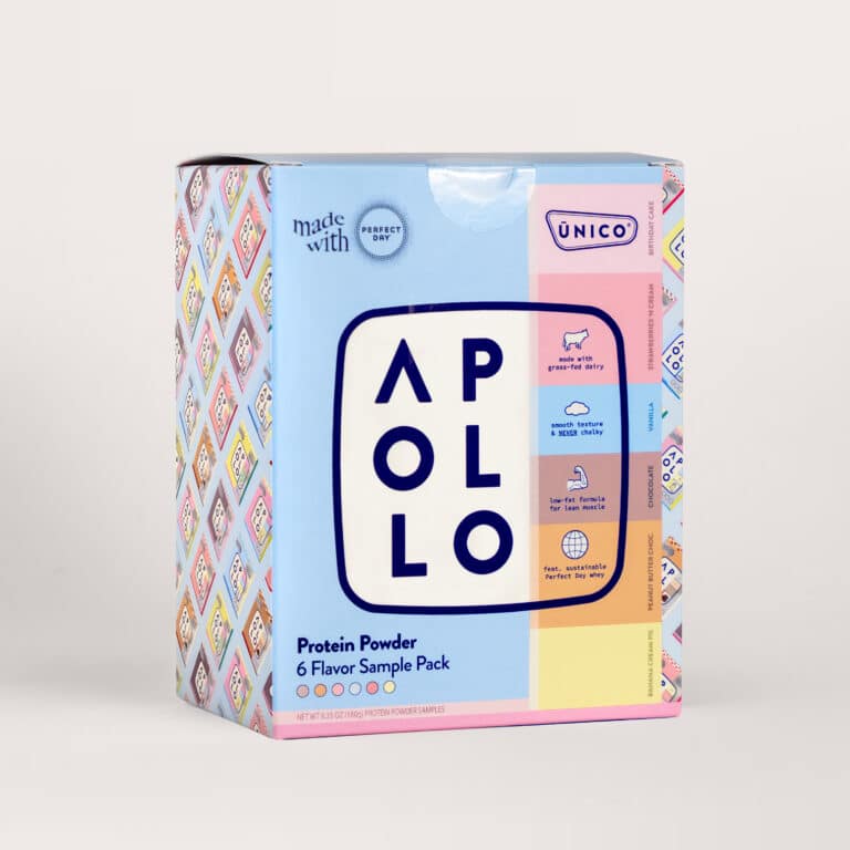APOLLO Protein Powder Samples Variety Pack - 6 Flavors in One