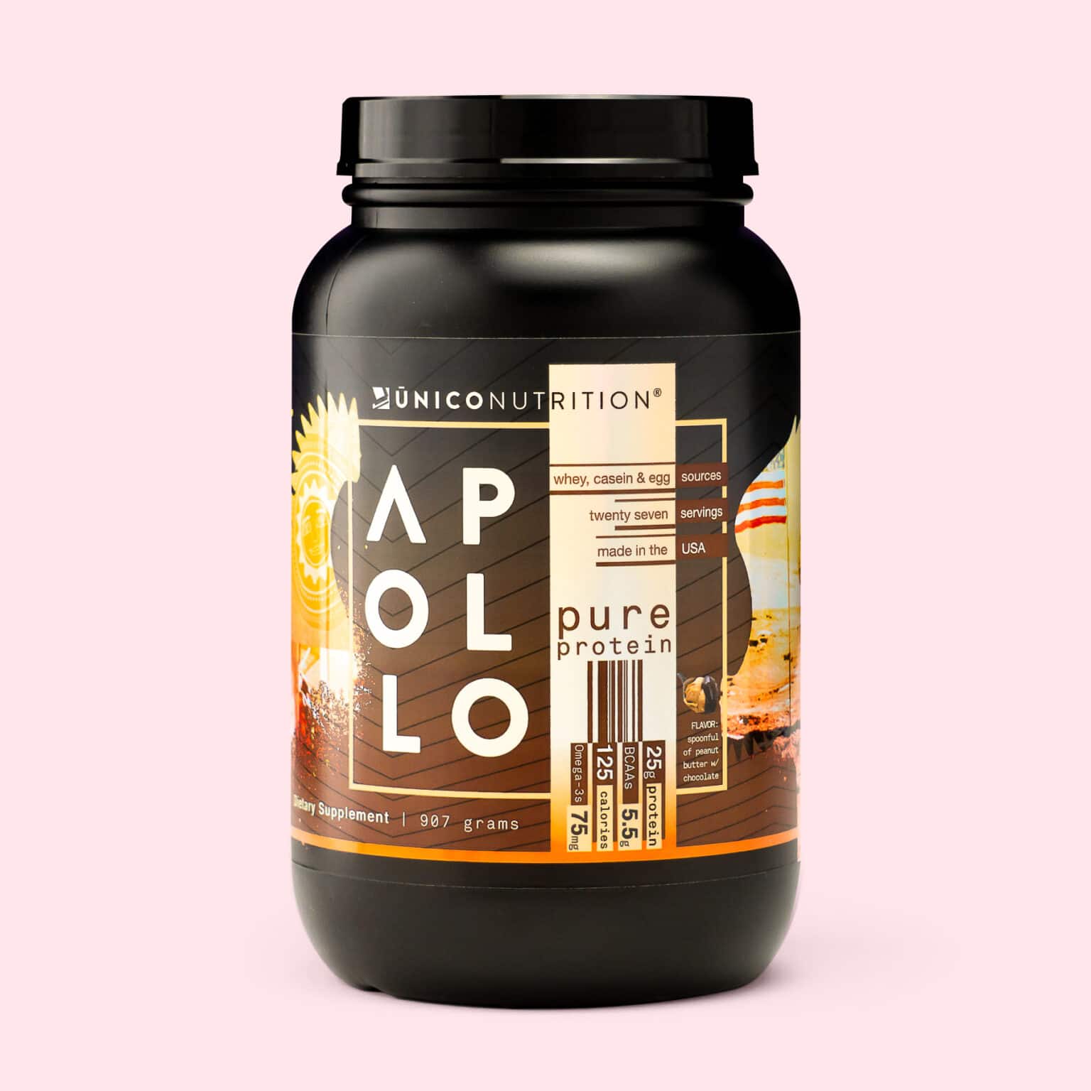 Birthday Cake Protein Powder - With Sprinkles - APOLLO Protein | Unico