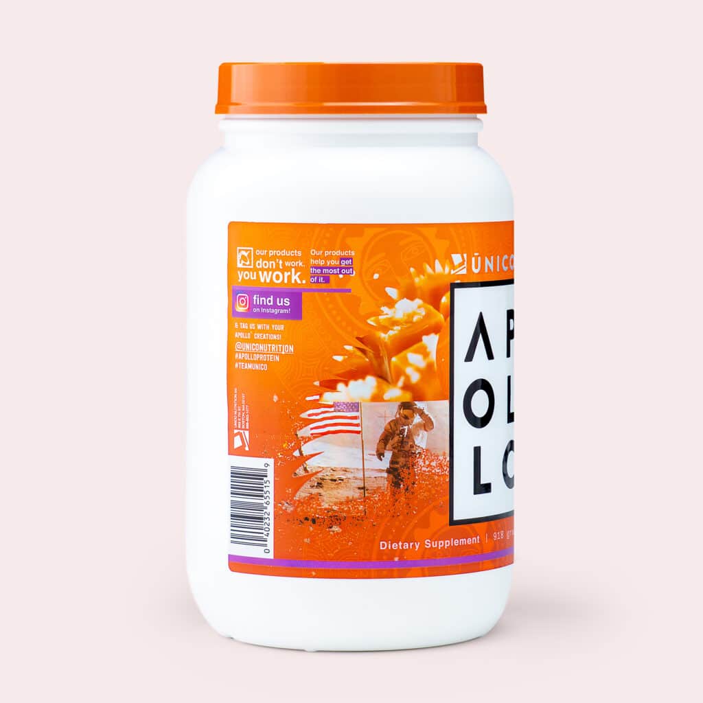 APOLLO Salted Caramel Protein Powder | Unico Nutrition